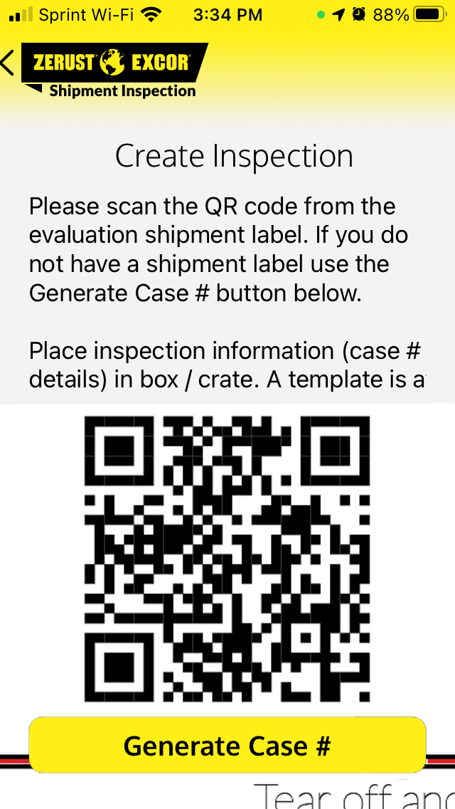 Creating an Outgoing Inspection | Z-CIS® Inspection App